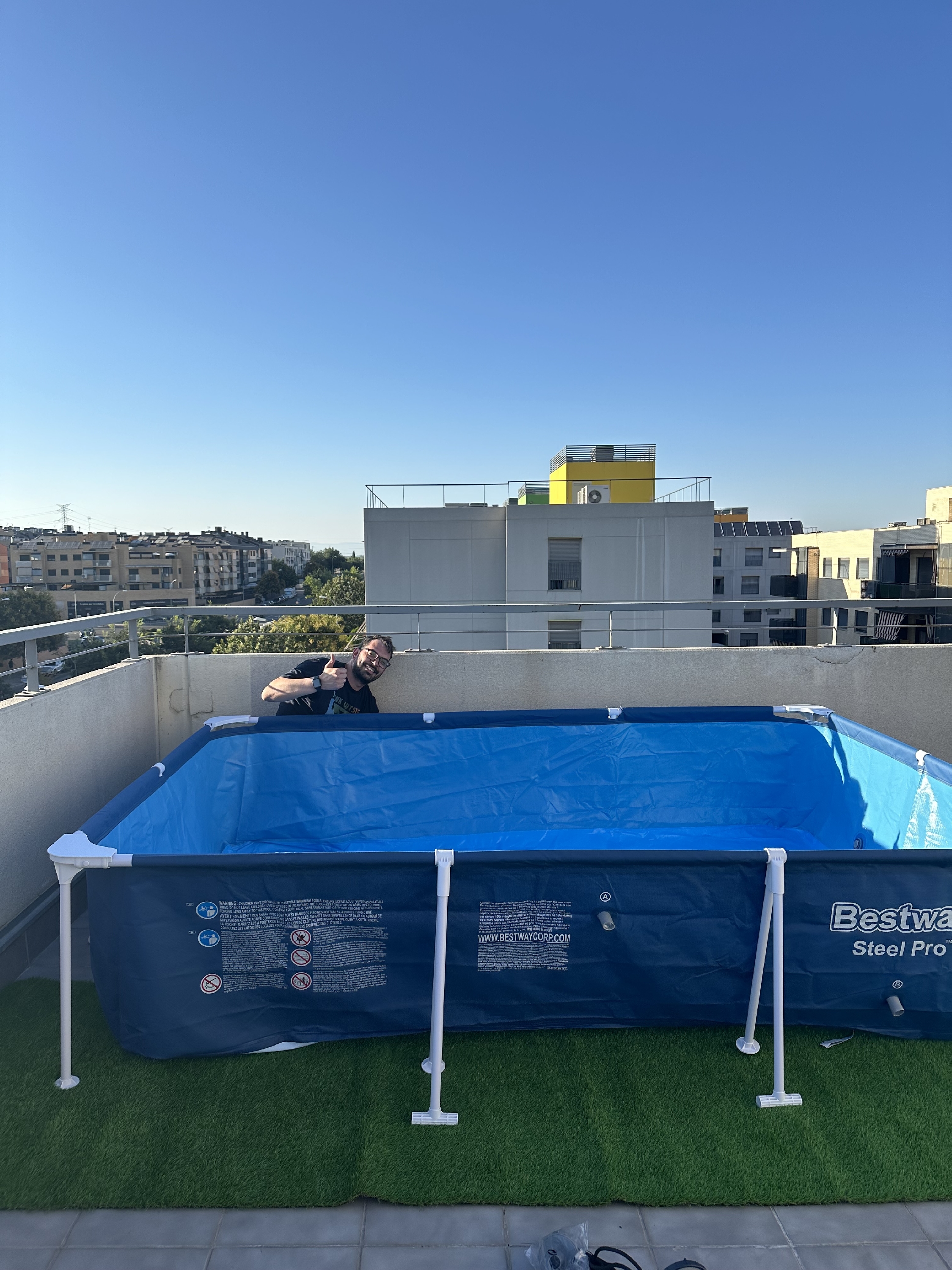 Instalación de una piscina Bestway 3x2 | Comunidad Leroy Merlin Comunidad