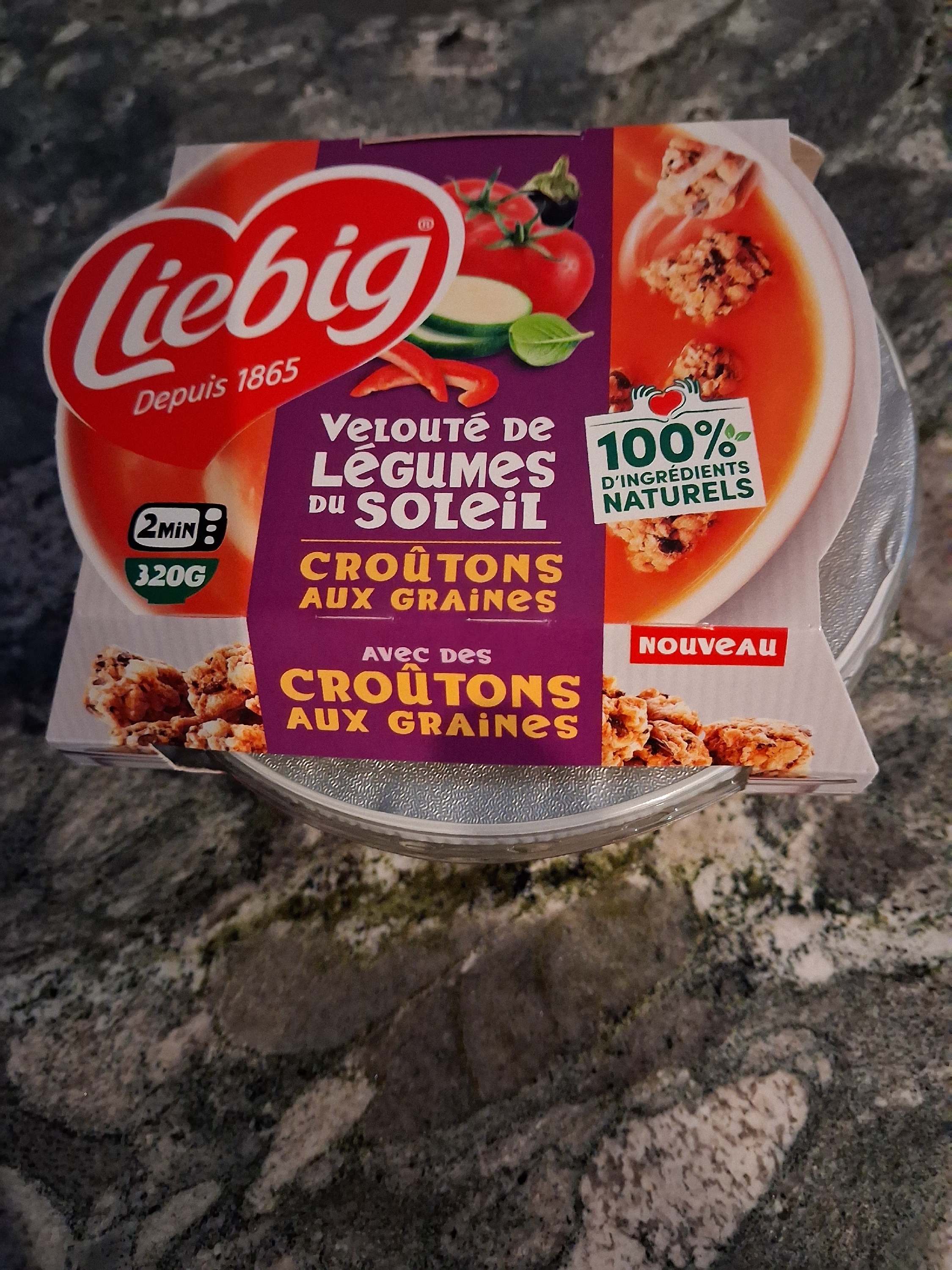 VELOUTE LEGUMES DU SOLEIL CROÛTONS AUX GRAINES LIEBIG | Communauté Ma ...