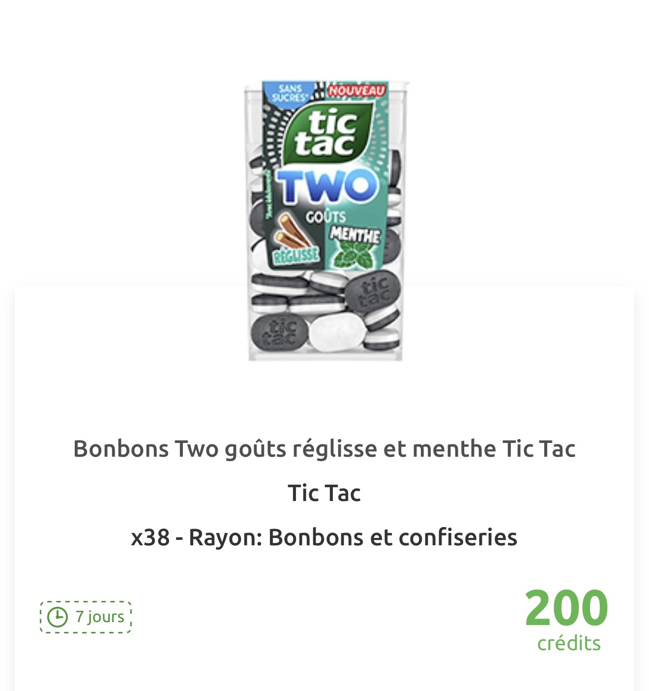 Tic tac two | Communauté Ma Communaute Carrefour