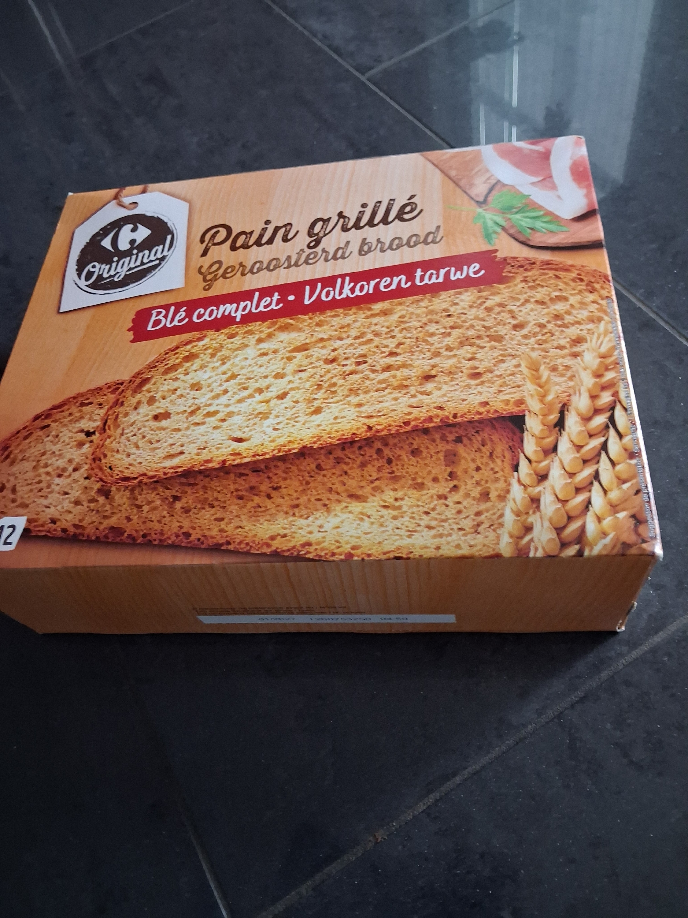PAIN GRILLE AU BLE COMPLET CARREFOUR ORIGINAL | Communauté Ma ...