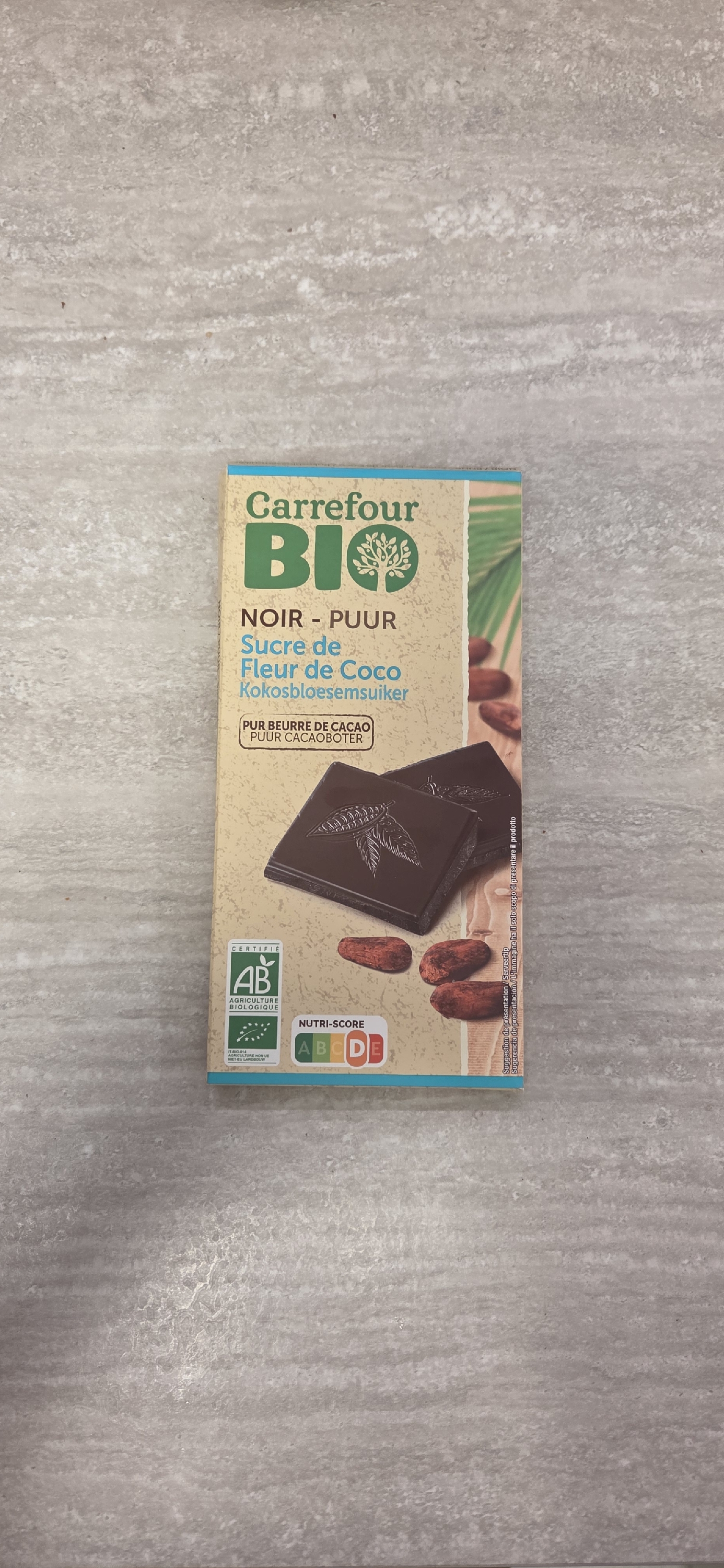 Chocolat noir sucre de fleur de coco carrefour bio | Communauté Ma ...