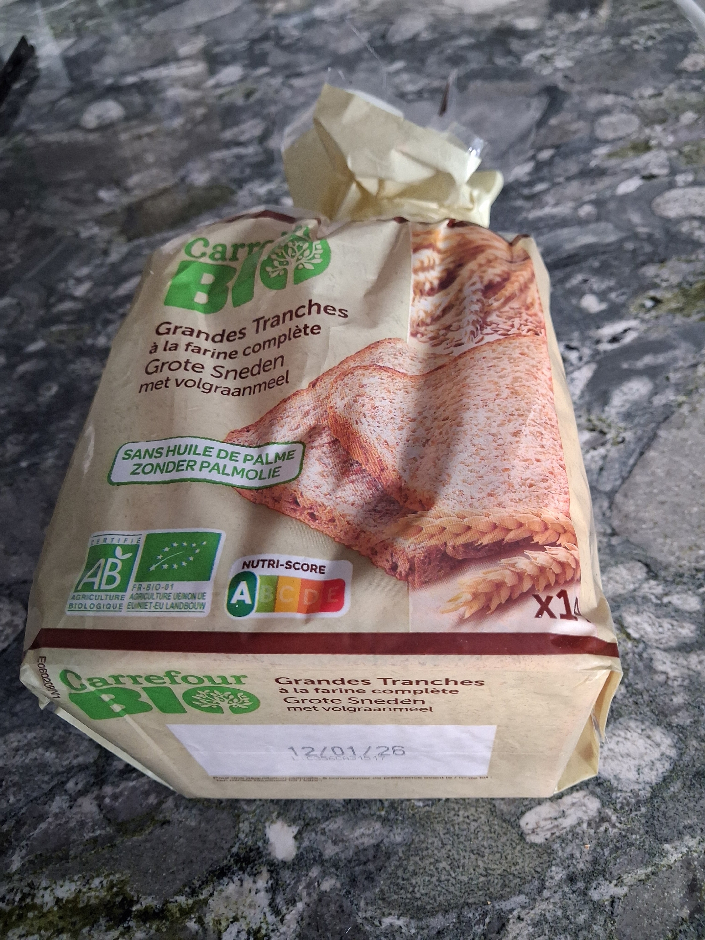 PAIN DE MIE BIO COMPLET CARREFOUR | Communauté Ma Communaute Carrefour