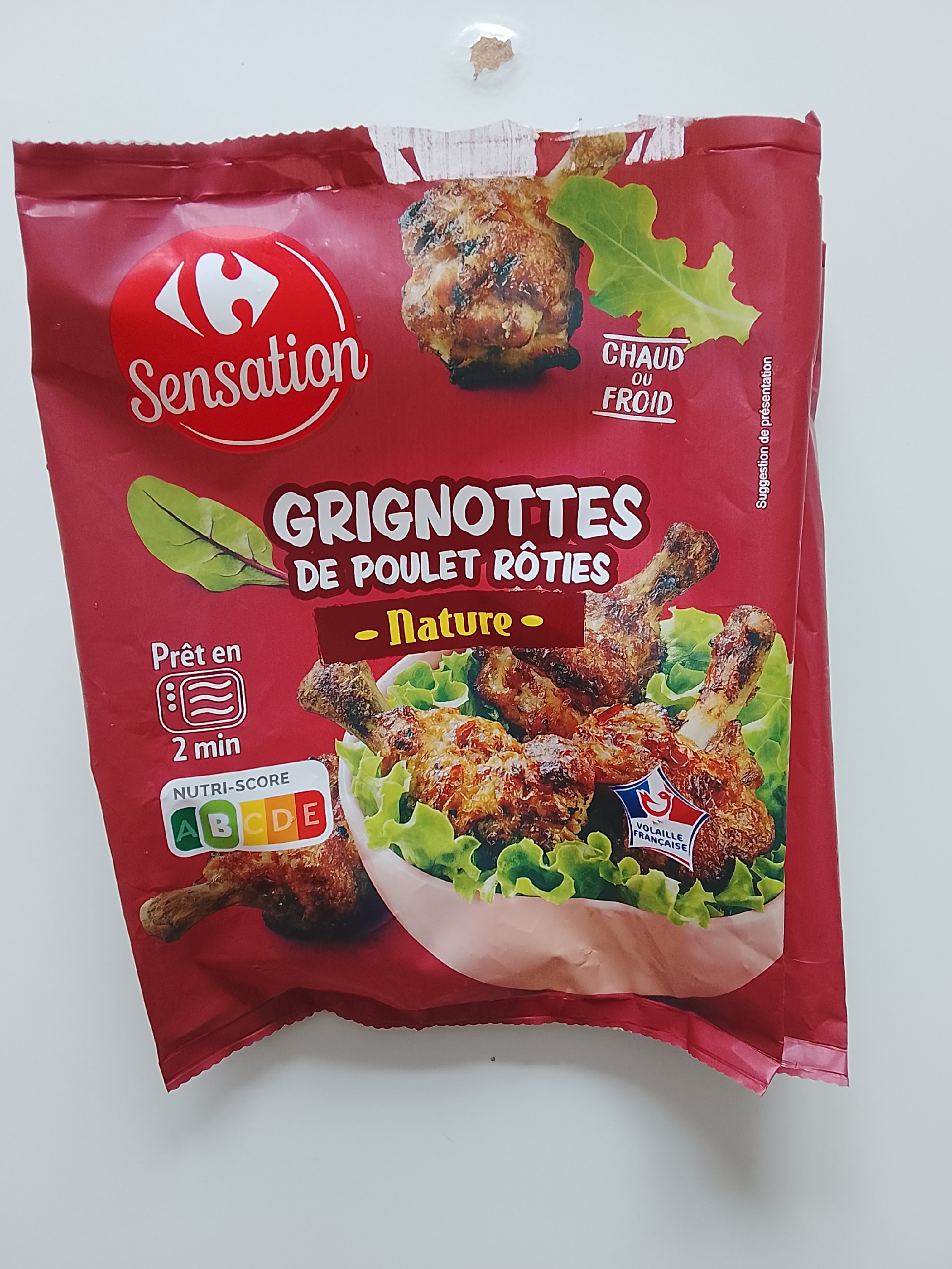 Grignottes de poulet rôti nature Carrefour | Communauté Ma Communaute ...