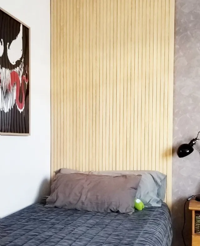 Decorar una pared de la habitación con un panel de listones | Comunidad ...