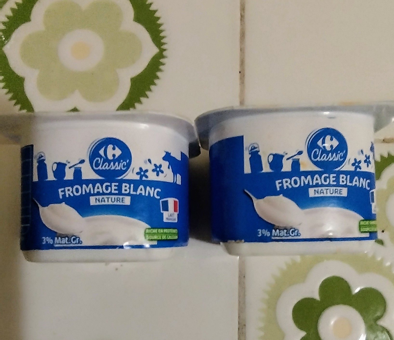 Fromage blanc nature 3% MG CARREFOUR CLASSIC' | Communauté Ma ...
