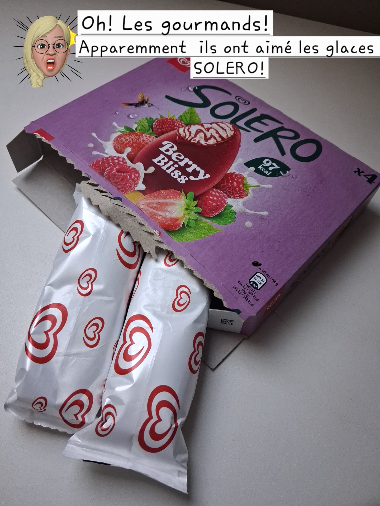 Une glace SOLERO c'est du soleil dans "le congélo" ! | Communauté Ma ...