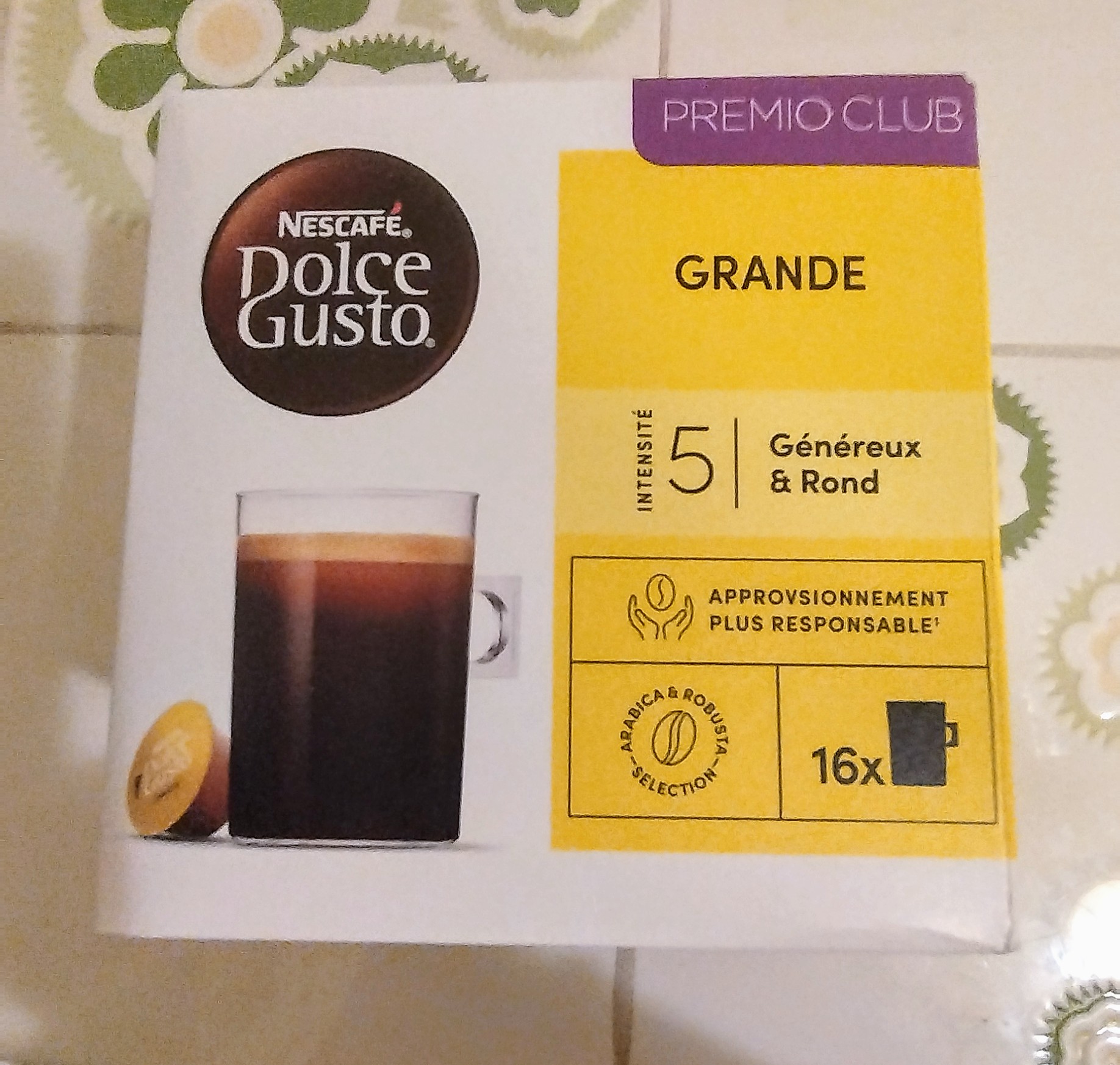 Café capsules Compatibles Dolce Gusto grande intensité 5 NESCAFE DOLCE ...