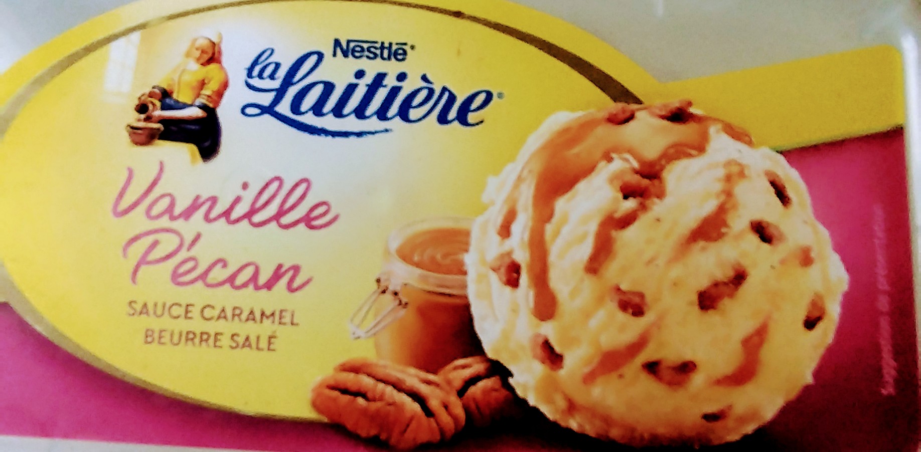 Glace vanille pecan sauce caramel beurre salé LA LAITIERE | Communauté ...