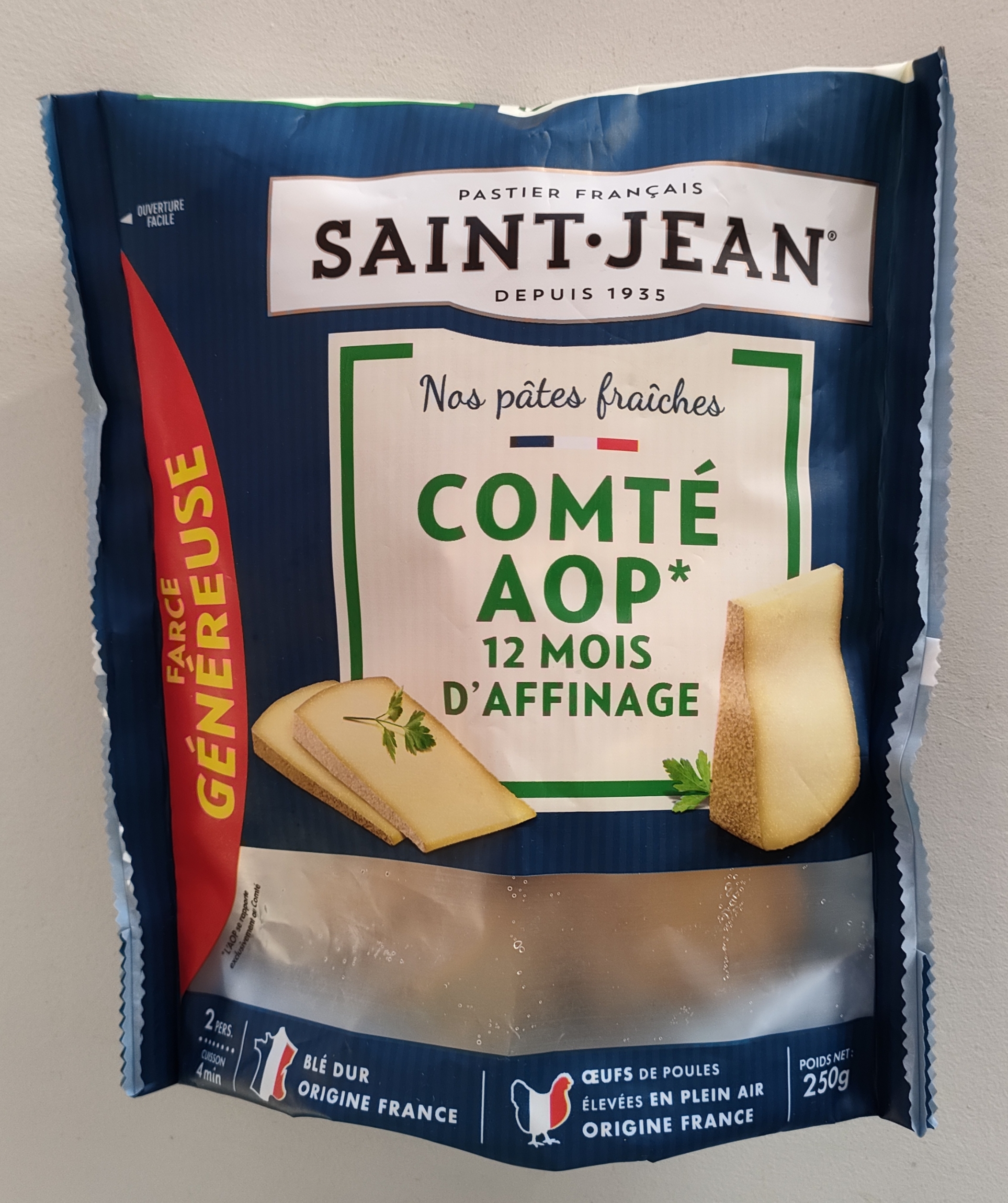 Pâtes farcies St Jean au comté AOP. | Communauté Ma Communaute Carrefour