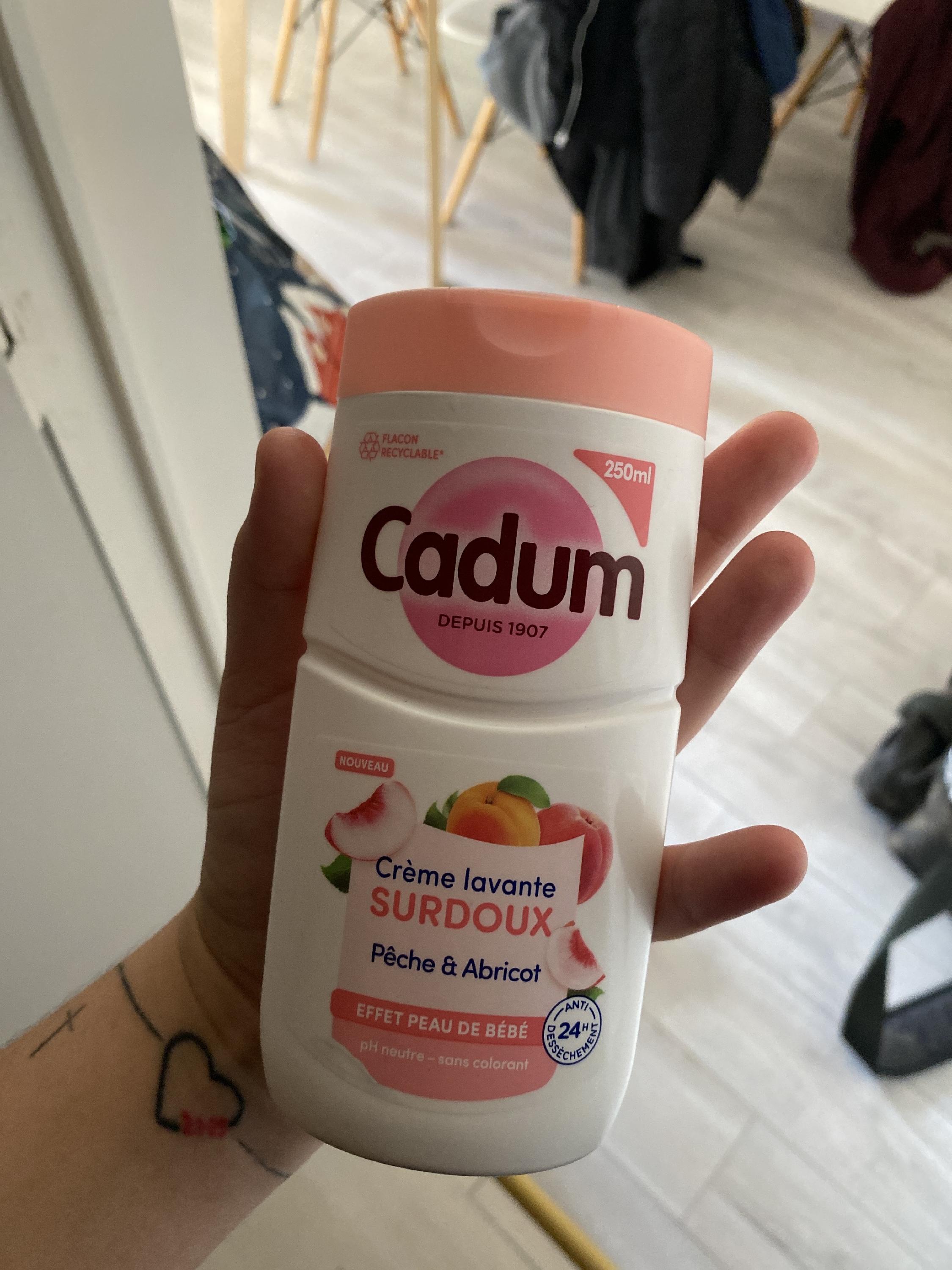 Gel douche cadum sur gras pêche abricot | Communauté Ma Communaute ...